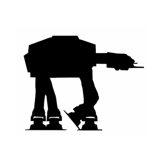 At-at Decals AT-AT Star Wars Stickers Disney Star Wars | Etsy