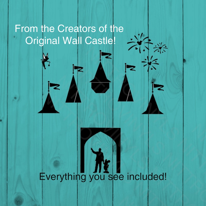 Castle Wall Decal - Etsy