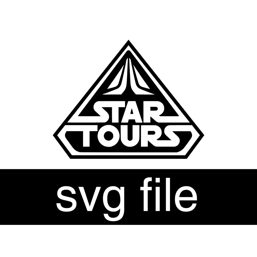 Star Tours Logo Design 2- Svg - Etsy