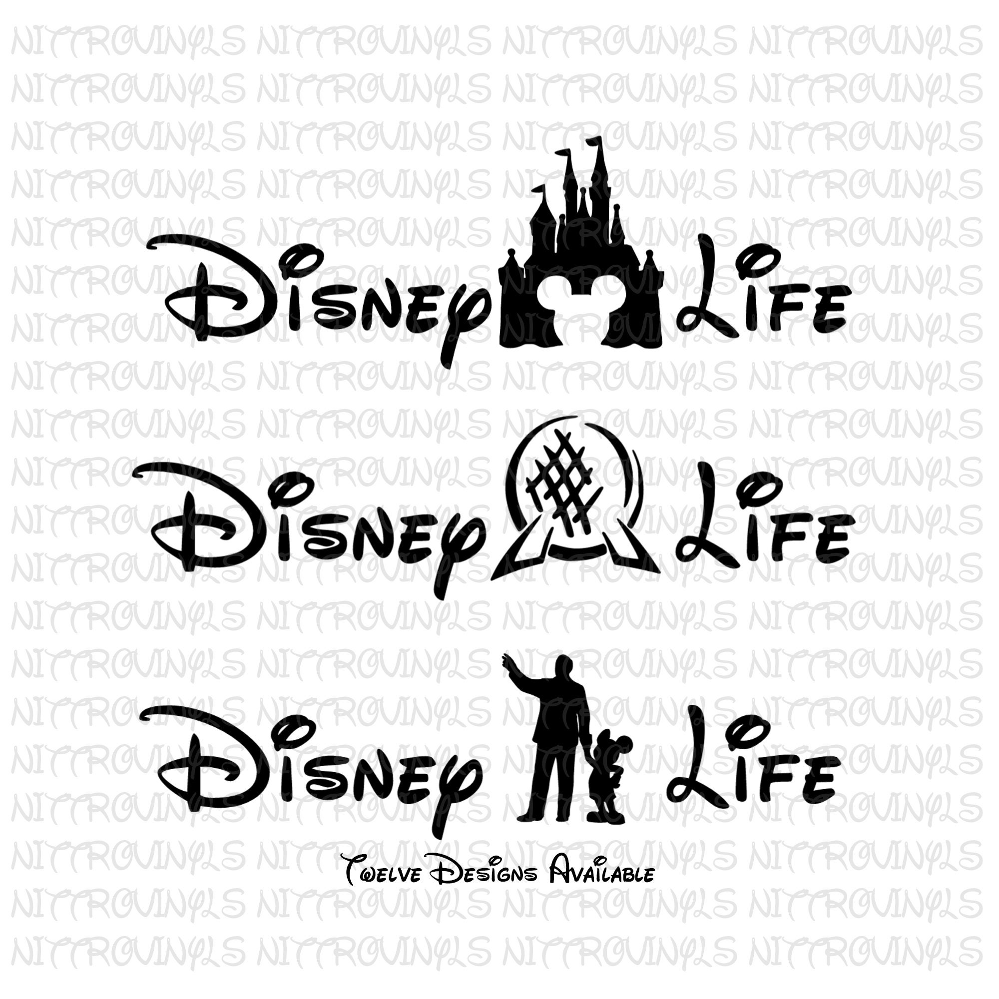 Disney Life Decal Disney Life Sticker Disney Life Epcot | Etsy