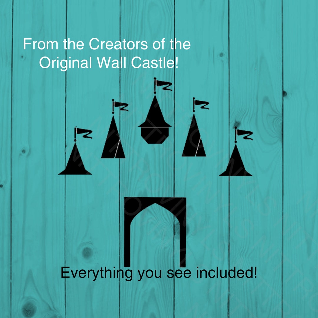 Disney Castle Wall Decal Disney Castle Photo Wall Decal Castle Wall ...