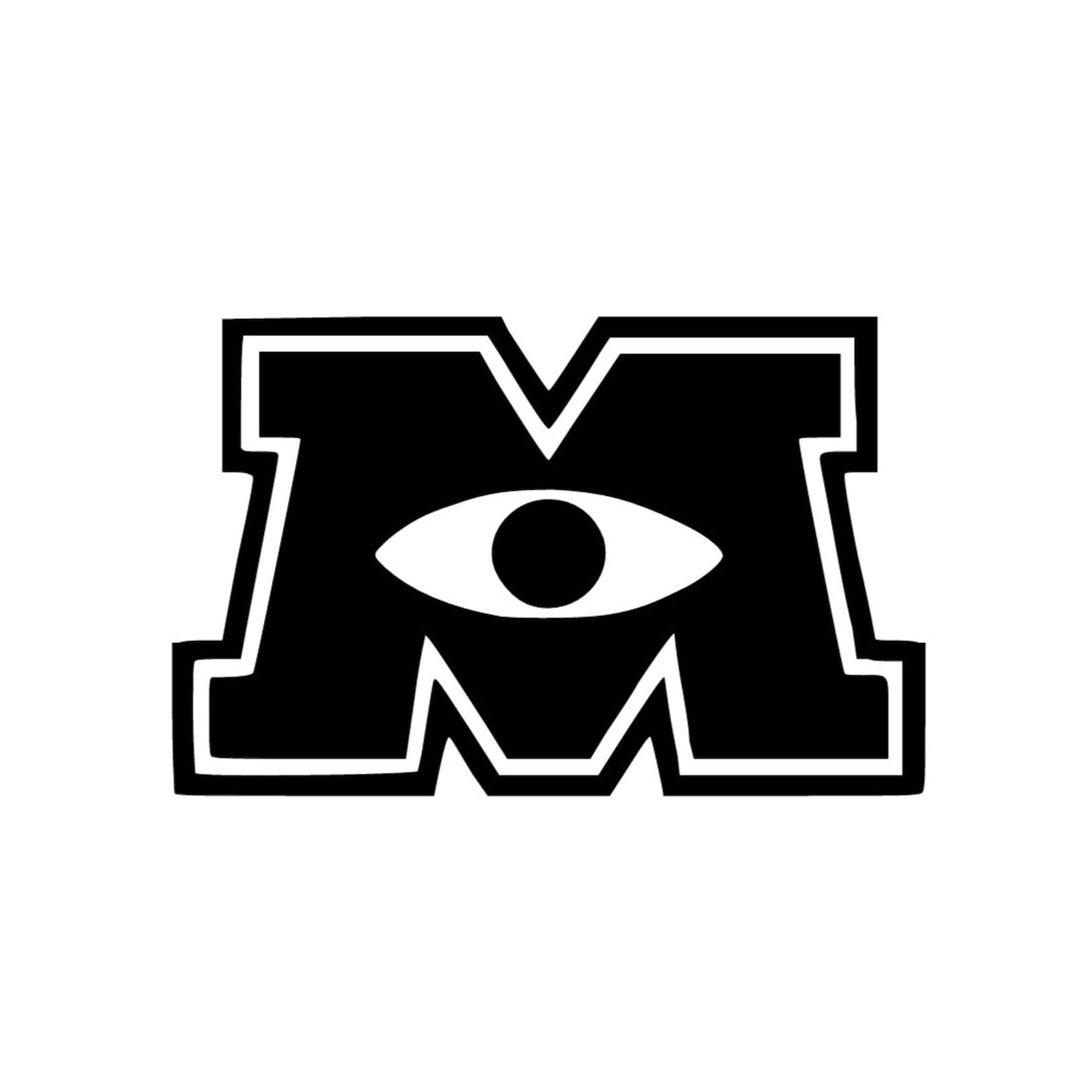 Buy Monsters Inc Decal Monsters Inc Sticker Monsters Inc Logo Vinyl ...