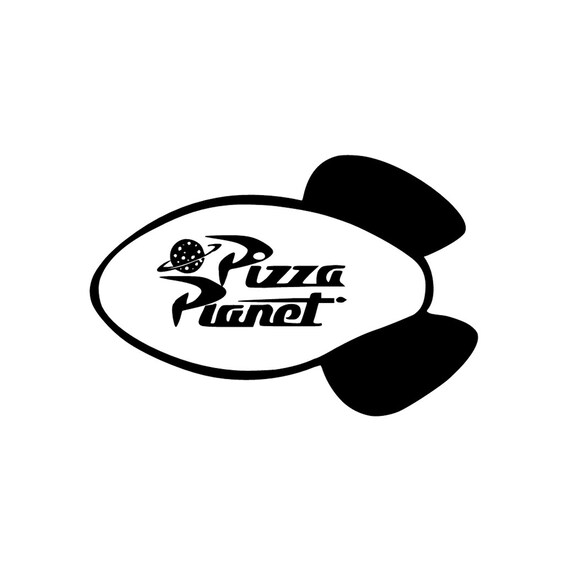 Pizza Planet Sticker Disneyland Disney World Vinyl Sticker Toy Story ...