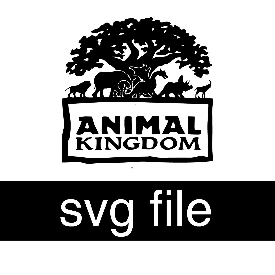 Animal Kingdom Logo SVG - Etsy