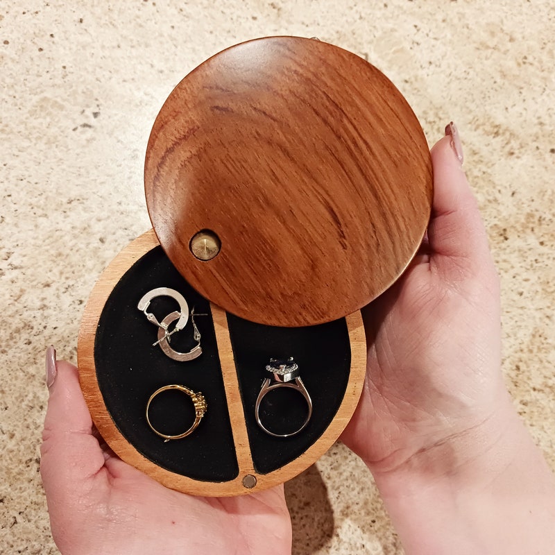 Round Wood Box - Etsy