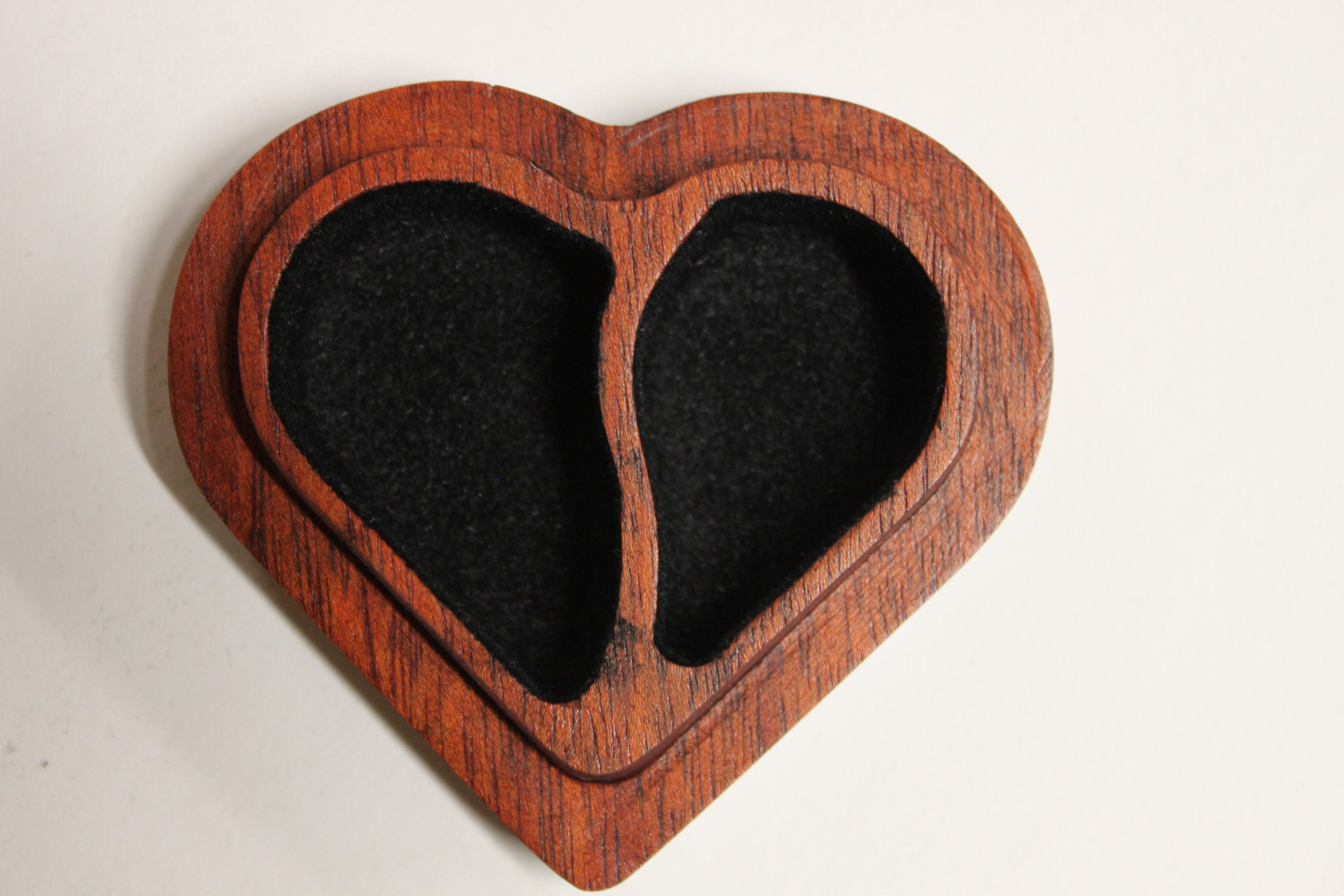Small Jewelry Heart Box, Wood Jewelry Box, Heart Box, Small Box for ...