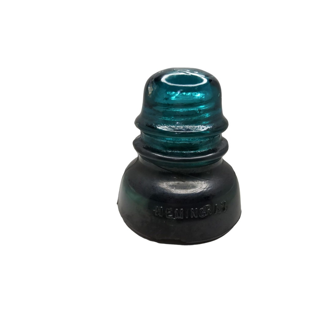 Vintage Hemingray No.40 Aqua Color Glass Insulator. - Etsy