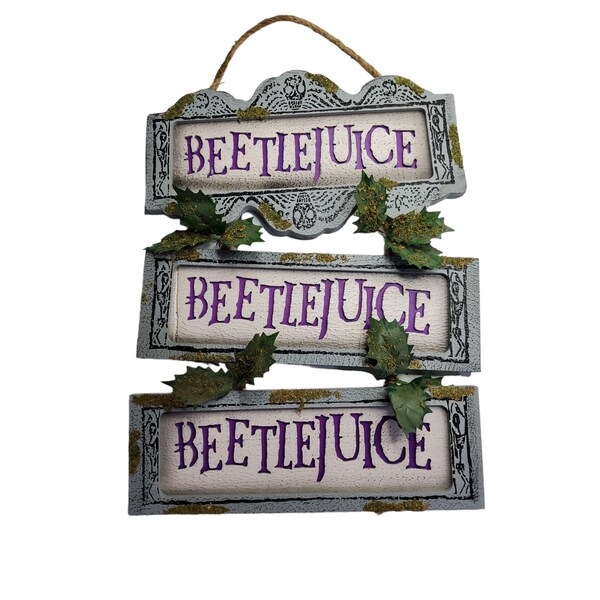 Beetlejuice Sign - Etsy