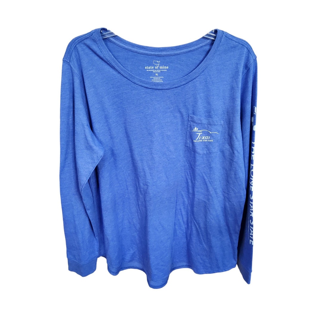 Vintage State of Mine Womens Texas the Lone Star State Xl Long Sleeve ...