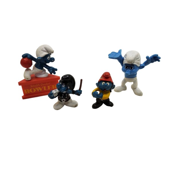 Smurf Figures - Etsy