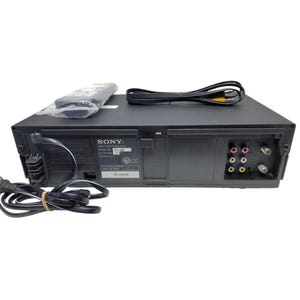 Vintage Sony Hi-fi Stereo 19 Micron Head Video Cassette Recorder,player ...