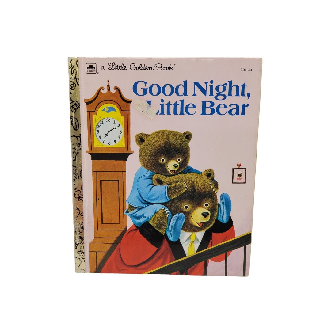 Vintage 1961 Little Golden Book Goodnight Little Bear. - Etsy