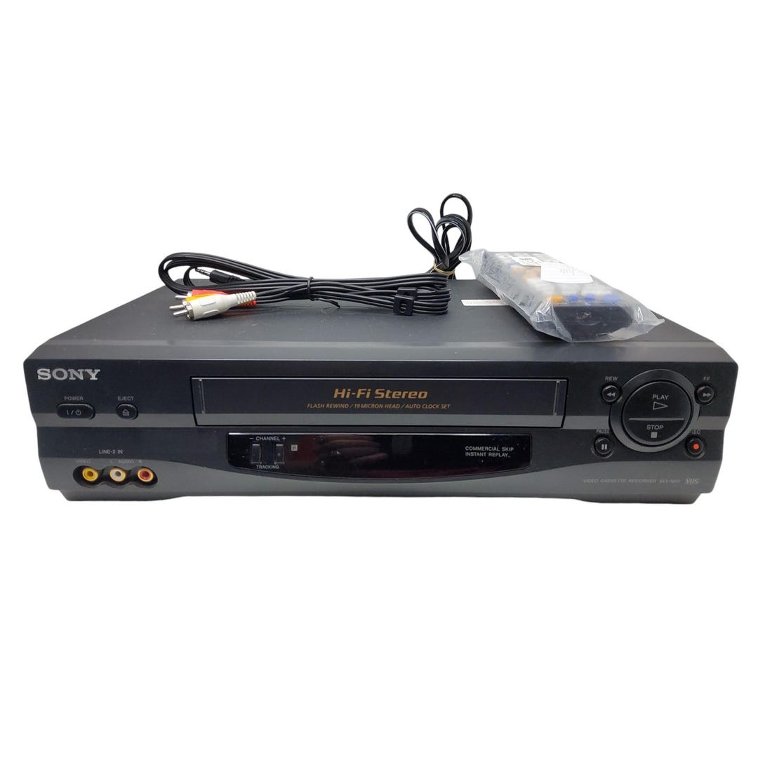 Vintage Sony Hi-fi Stereo 19 Micron Head Video Cassette Recorder,player ...