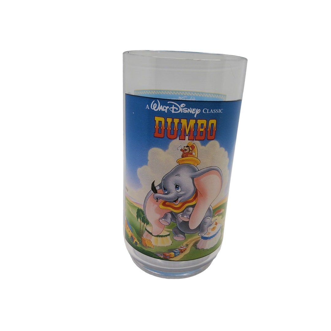 Vintage Disney Burger King and Coca-cola Collectors Dumbo Plastic Glass ...