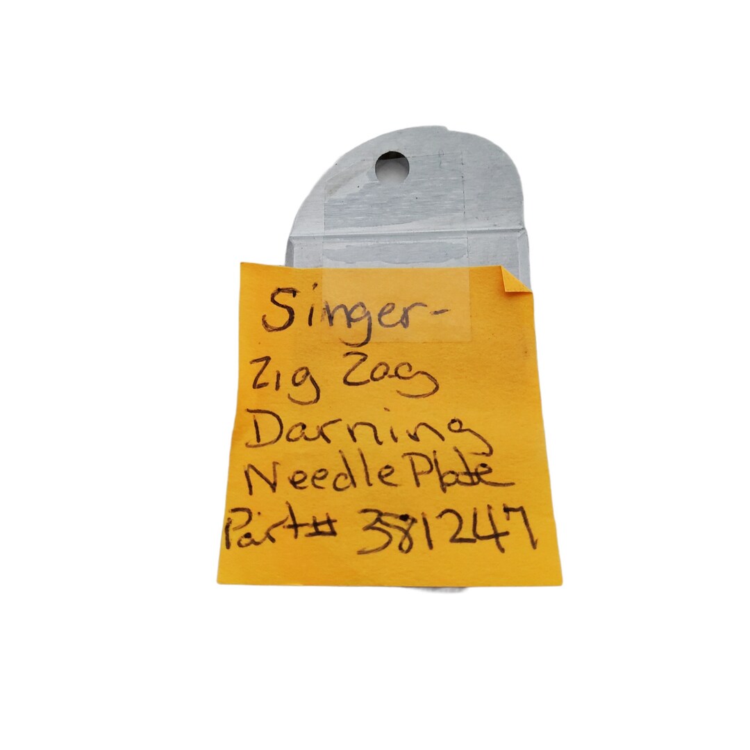 Singer Zig Zag Darning Needle Plate Part 381247 Used - Etsy