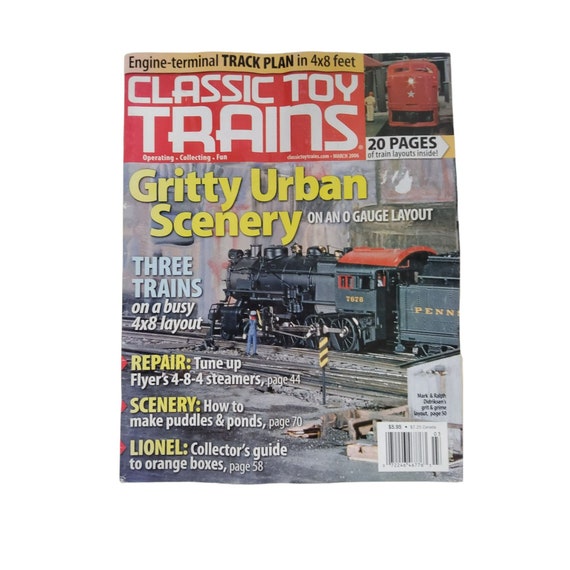 2006 Classic Toy Trains Gritty Urban Scenery Magazine. - Etsy