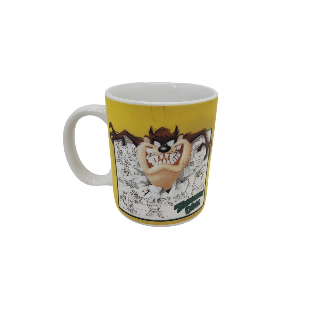 Vintage 1995 Warner Bros. Cartoons Tazmanian Devil Coffee Mug. - Etsy