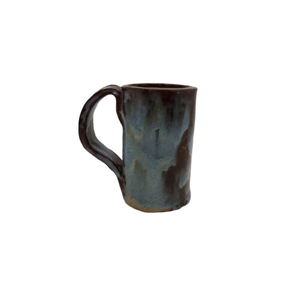 Unique Handmade Rustic Slab Built Studio Art Pottery Mug With - Etsy