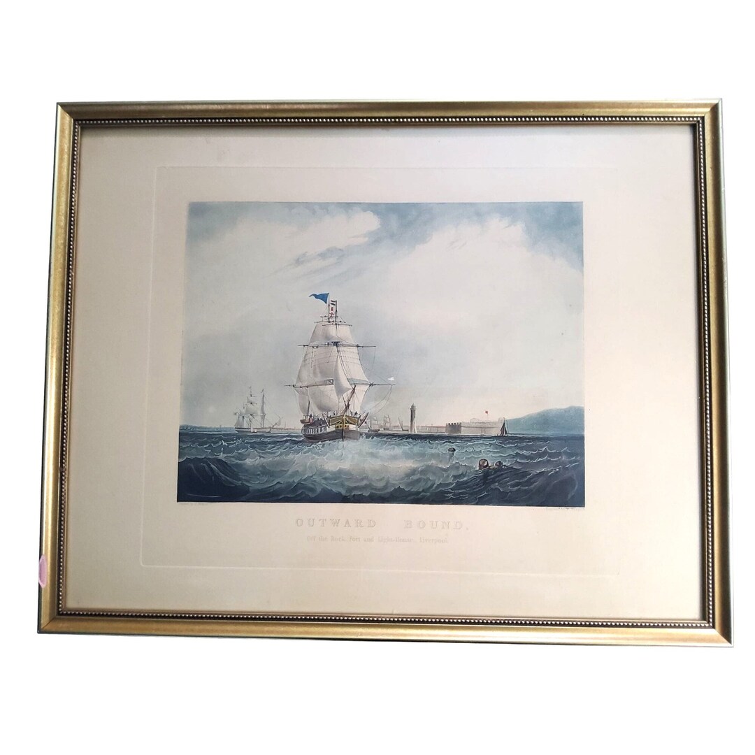 Vintage Outward Bound Painted by S.walters Engraved by H.paprill Wall ...