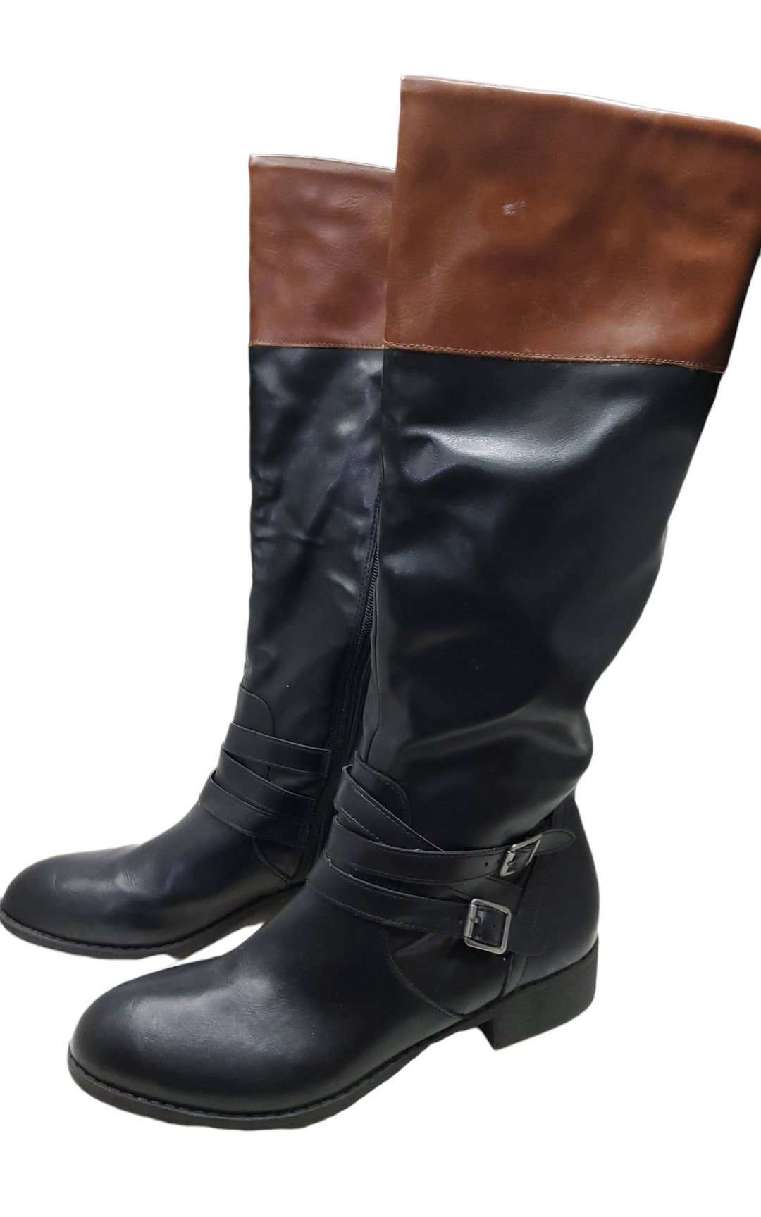 2000s G.h. Bass Womens alyssa Two Tone Knee High English Style Riding ...