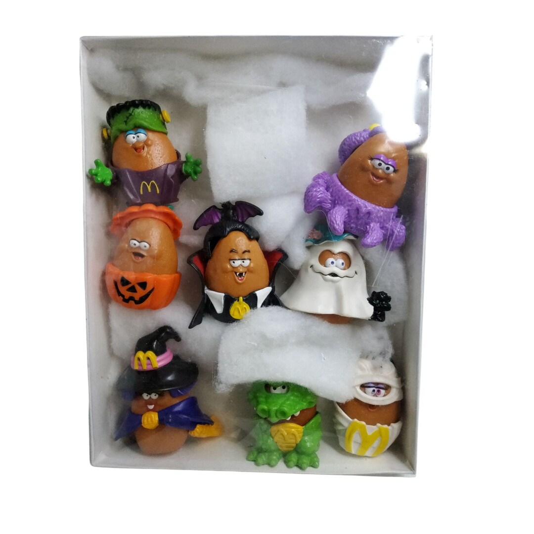 Vintage 90's Mcdonalds Mcnugget Buddies Halloween Chicken Nugget Happy ...
