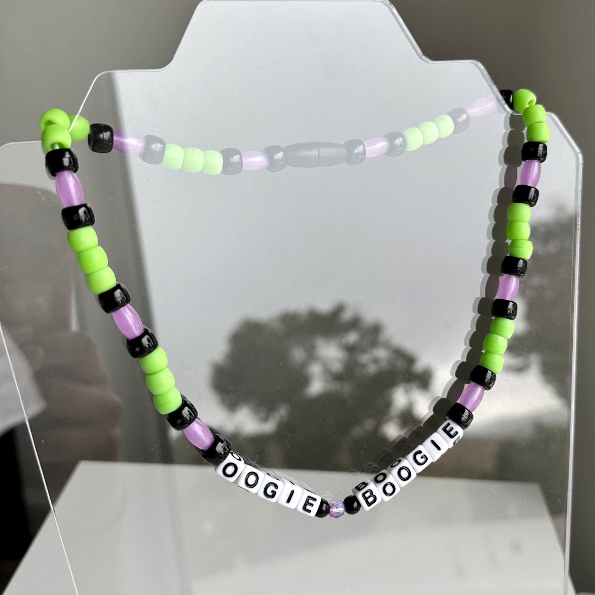 Oogie Boogie Oogie Boogie Necklace Kandi Bead Disney - Etsy