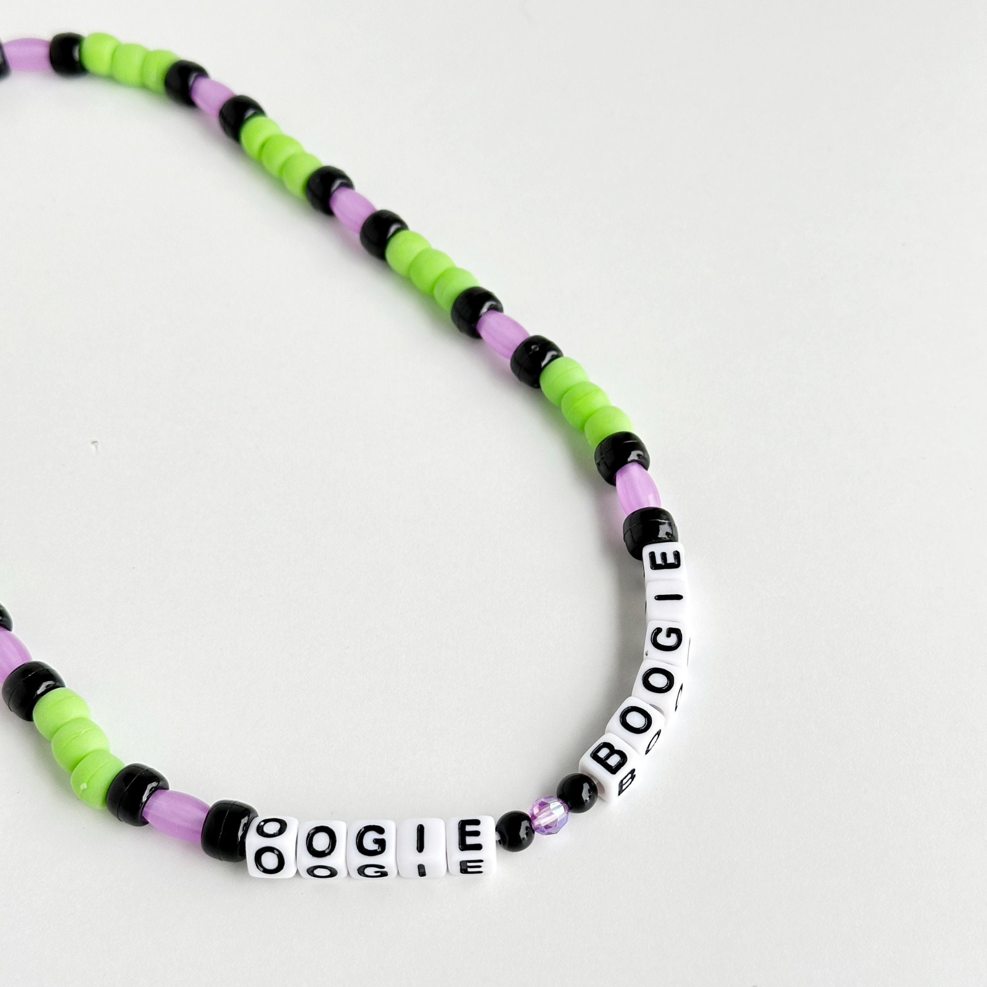 Oogie Boogie Oogie Boogie Necklace Kandi Bead Disney - Etsy