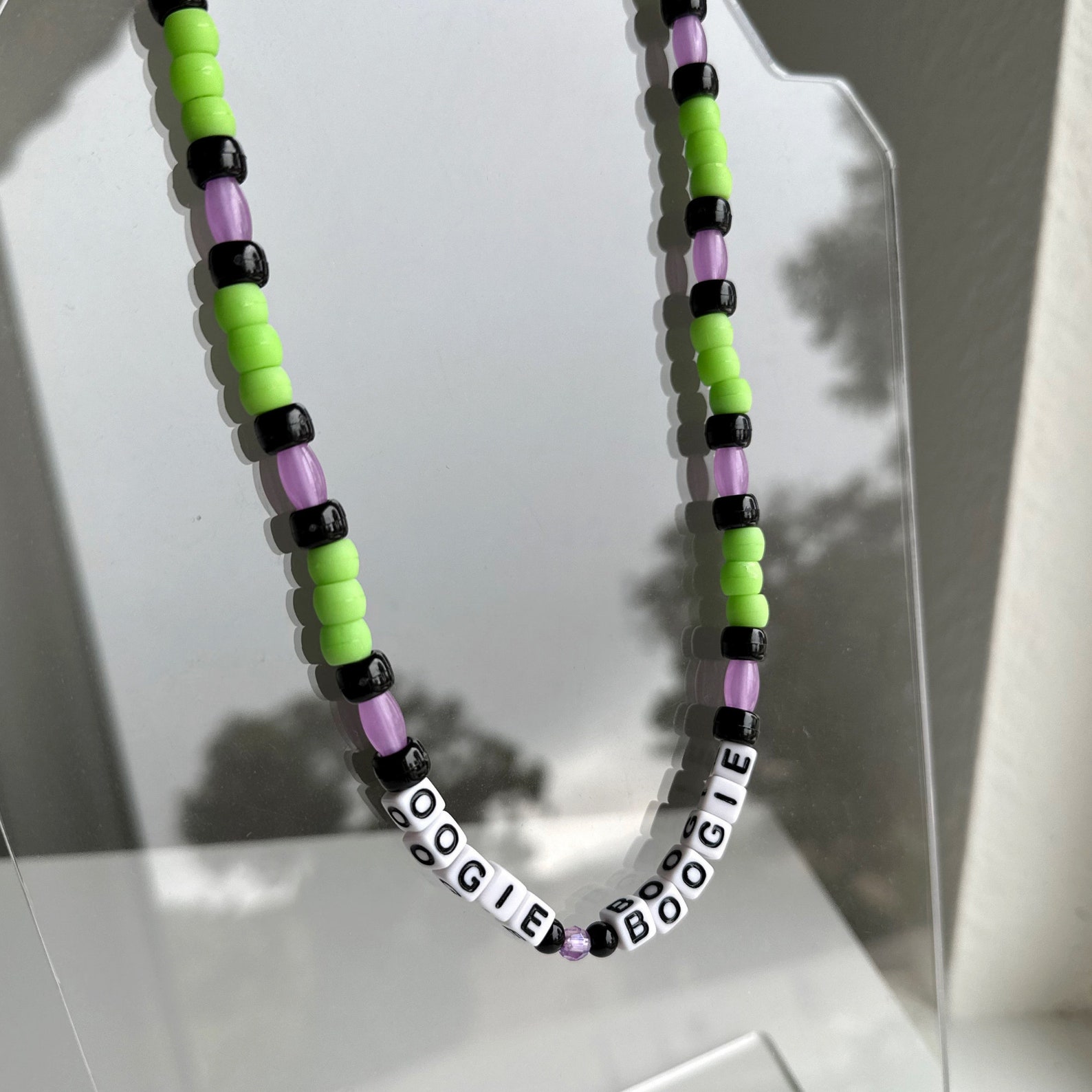 Oogie Boogie Oogie Boogie Necklace Kandi Bead Disney - Etsy