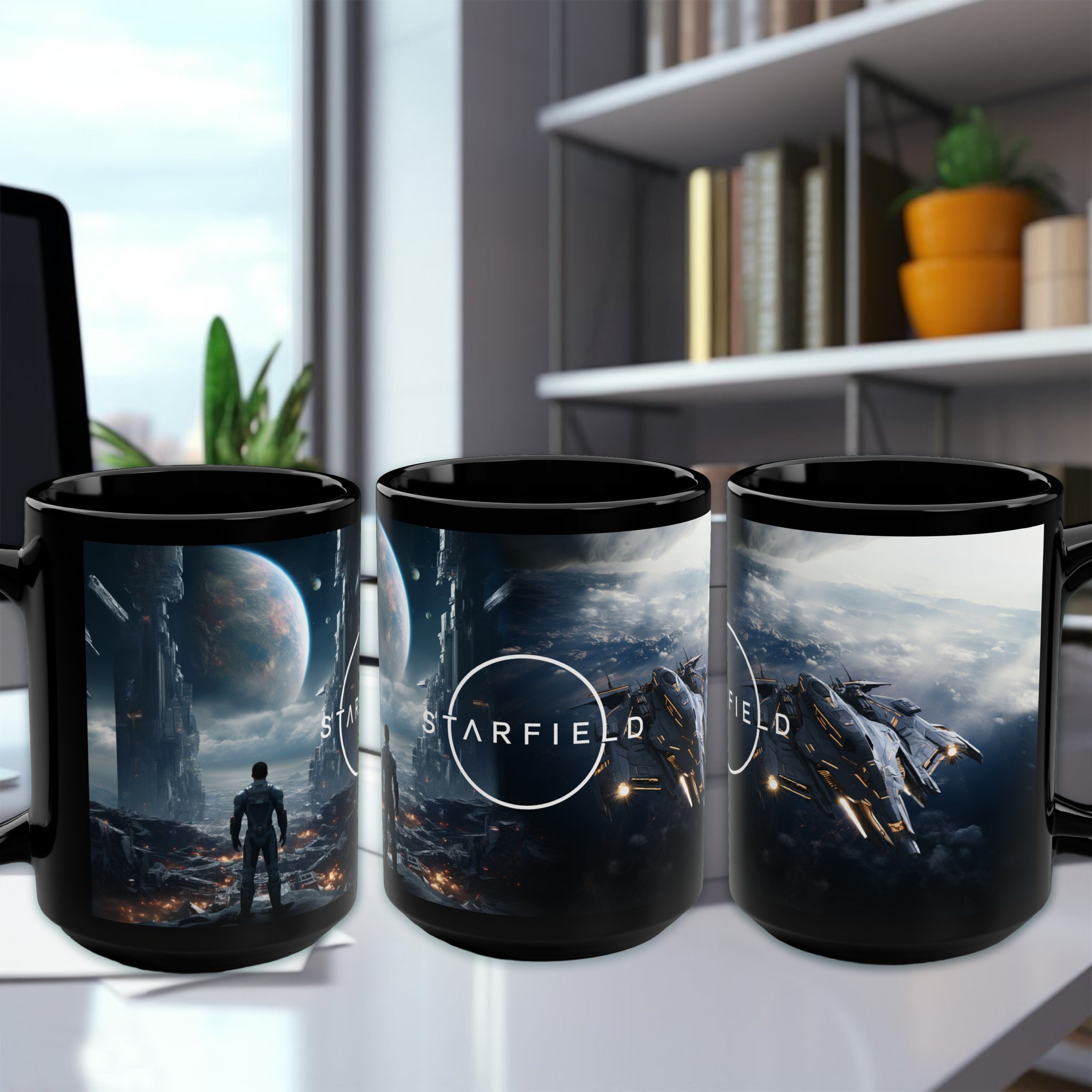 Starfield Mug Bethesda Member With Cockpits, Best Gift for Him/game ...