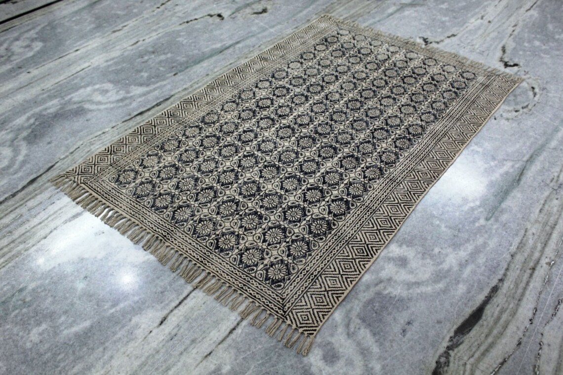 4x10 Indian Rug Handmade Rug Outdoor / Indoor Rug Area Rug - Etsy