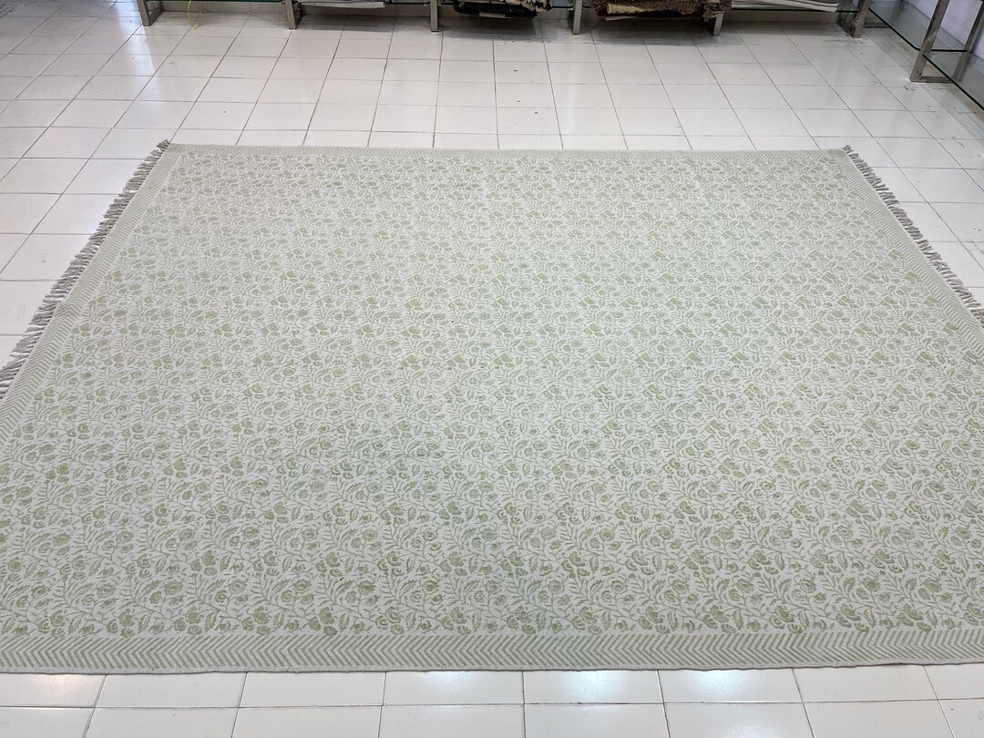 12x20 Extra Large Green Rug for Dining Area / Bedroom / Living Area ...