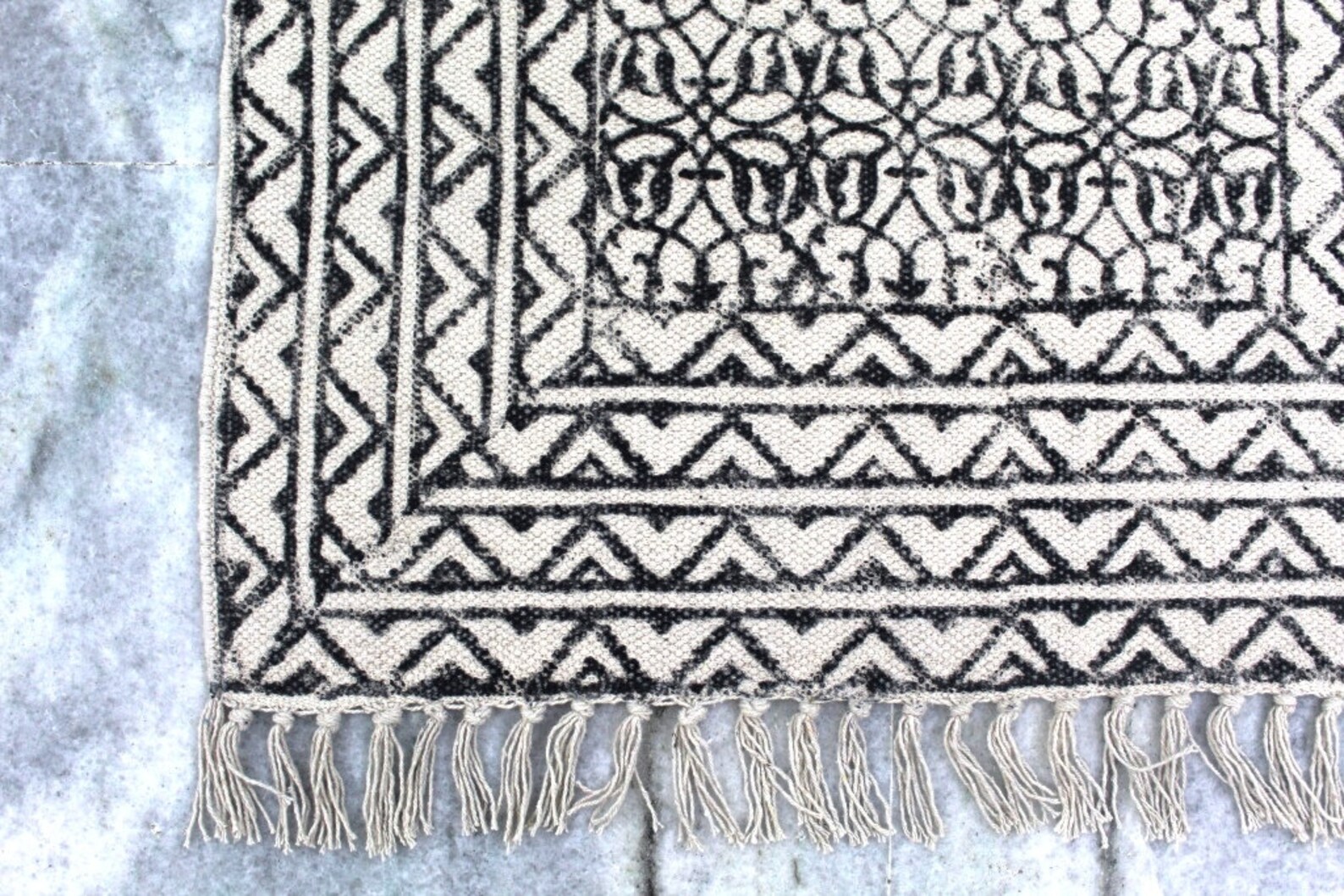 Indian Block Print Rug Handmade Rug Garden Rugkilim Rug - Etsy