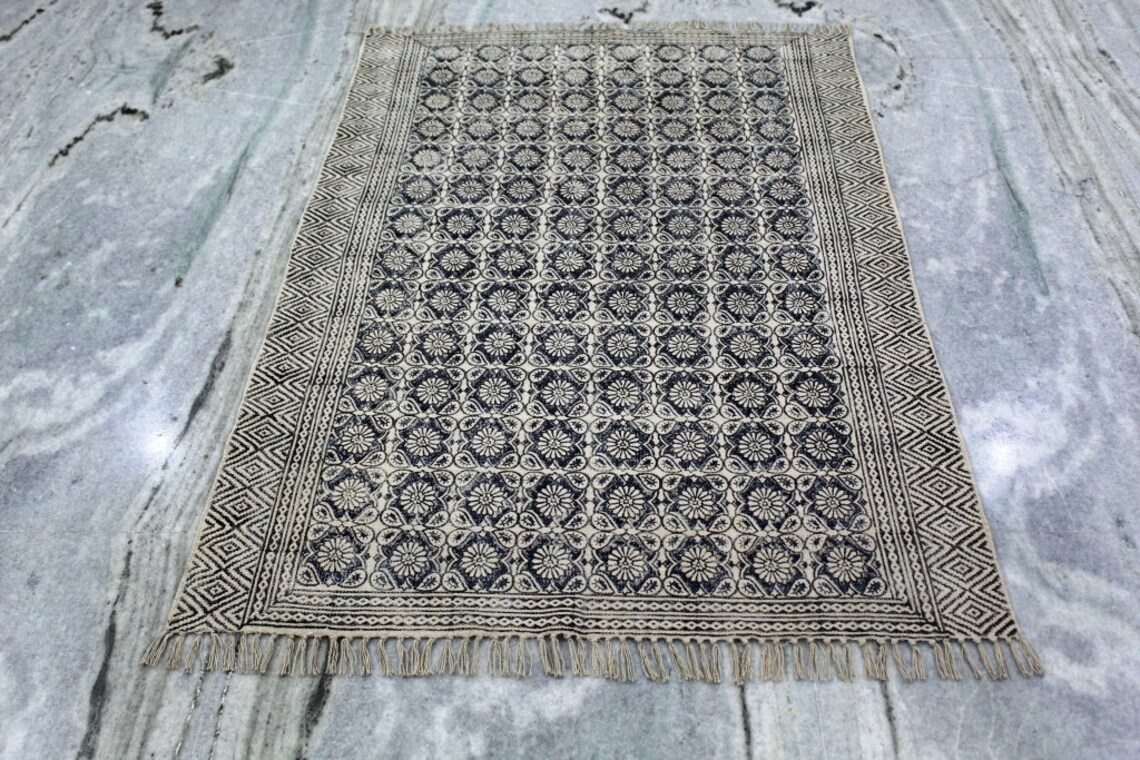 4x10 Indian Rug Handmade Rug Outdoor / Indoor Rug Area Rug - Etsy