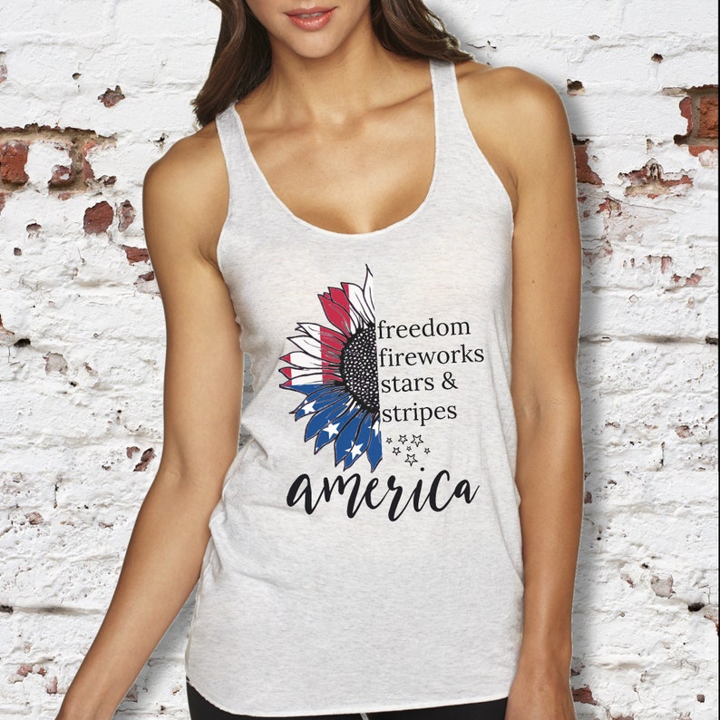 Merica Flag Tank Merica Tanks for Women Merica Tank Top for - Etsy