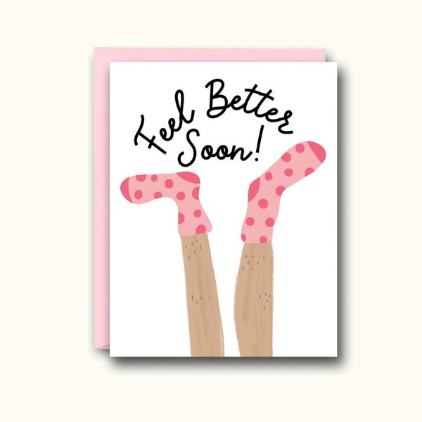 Get Well Soon Card - Etsy
