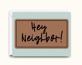 New Neighbor Card - Etsy