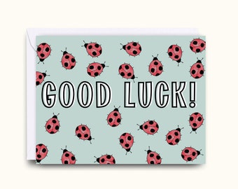 Luck Ladybug Card - Etsy