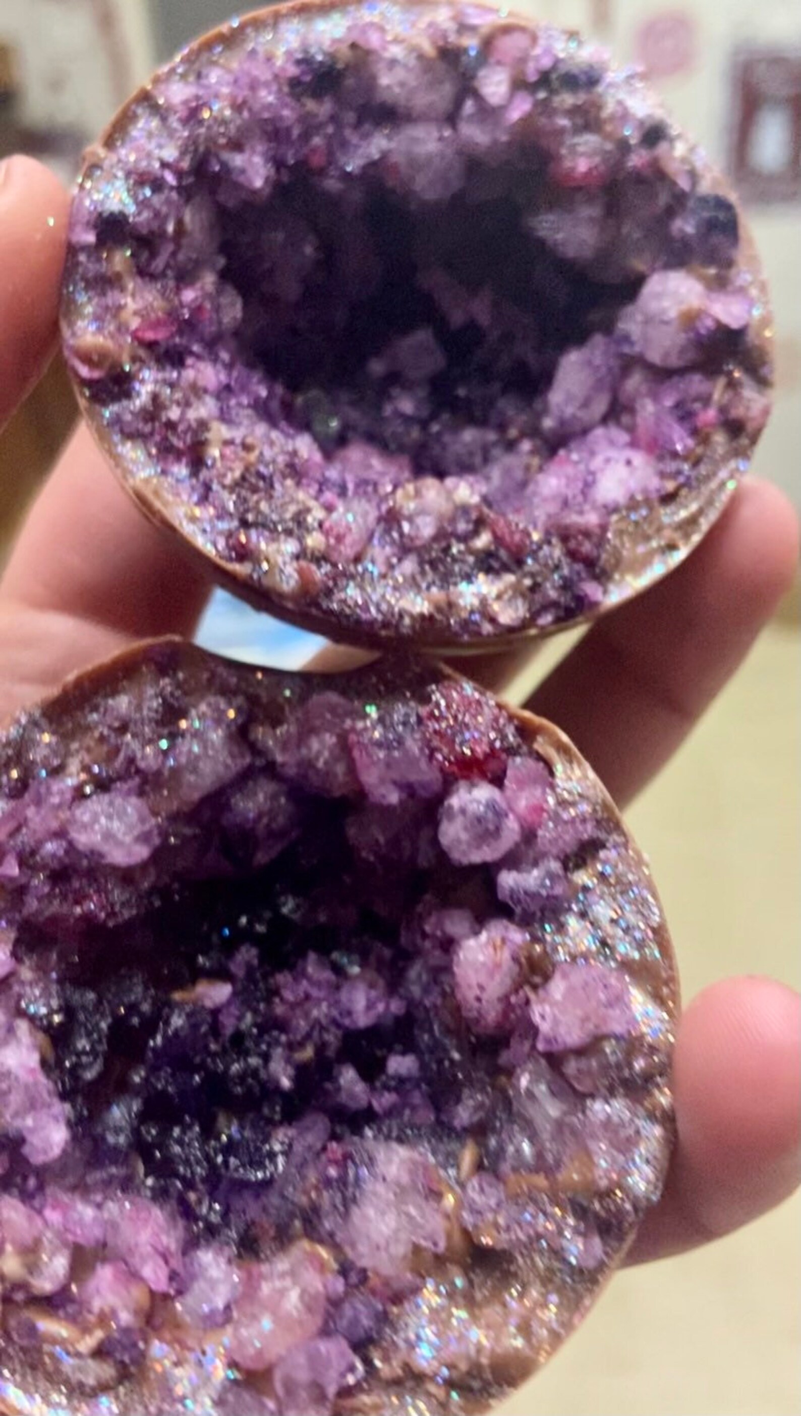 Edible Geode Exotic Chocolates Chocolate Geode Rock - Etsy