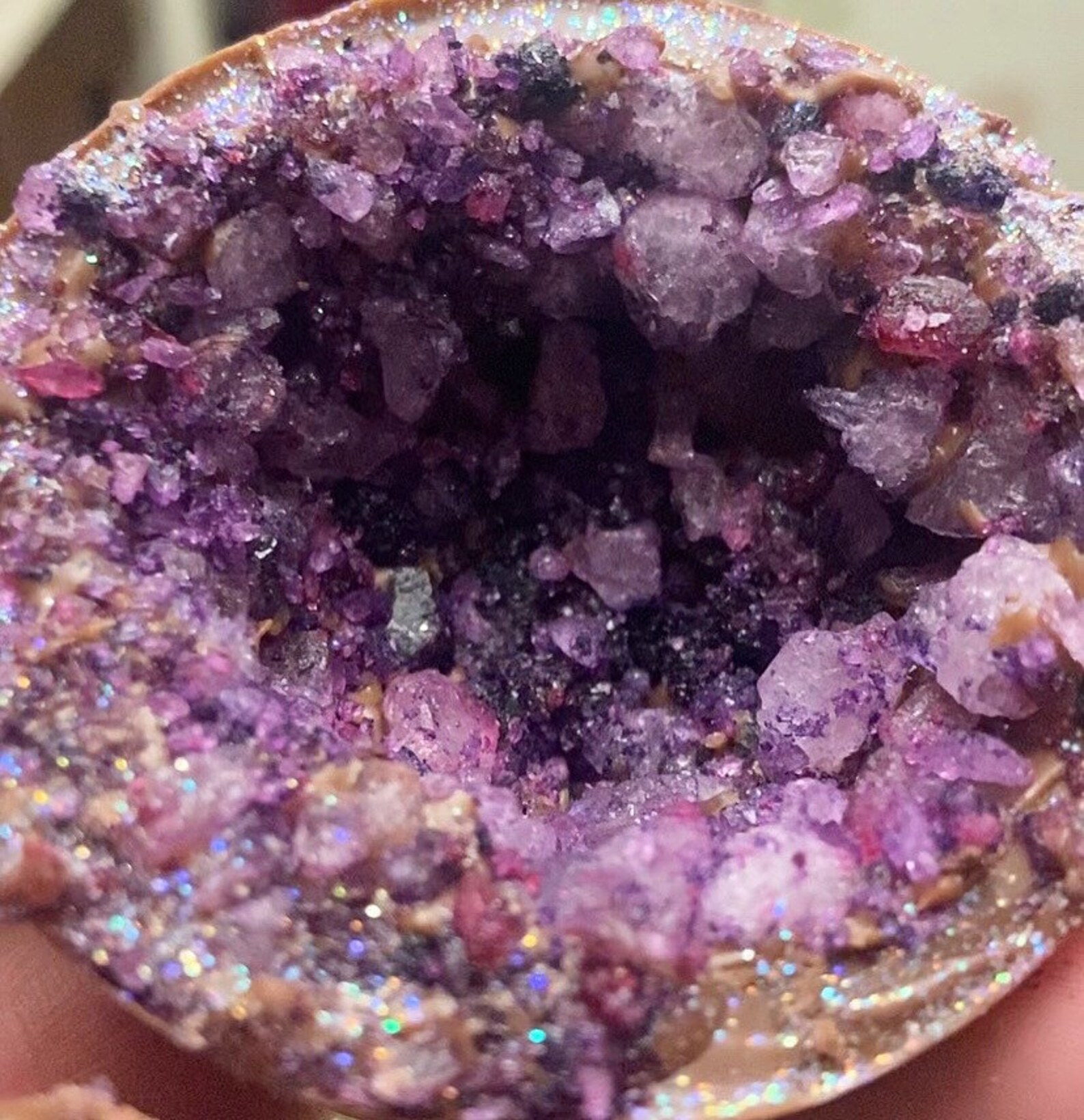 Edible Geode Exotic Chocolates Chocolate Geode Rock - Etsy