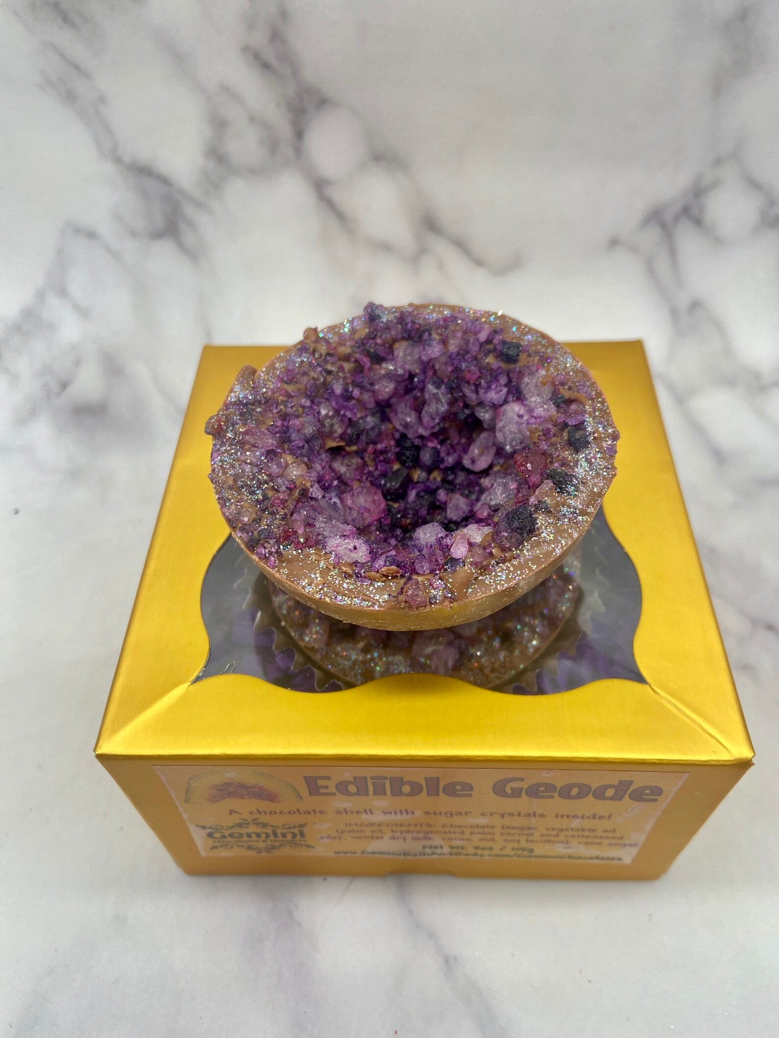 Edible Geode Exotic Chocolates Chocolate Geode Rock | Etsy