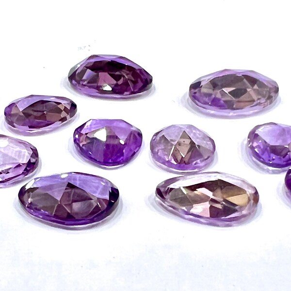 Rose Cut Amethyst - Etsy
