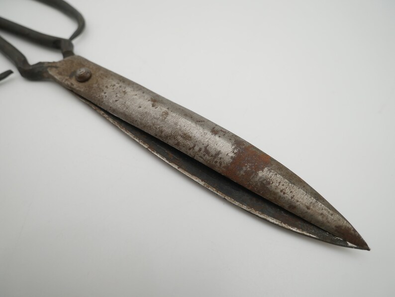 Antique Scissors Handwrought Iron Forged Blacksmith Shears - Etsy