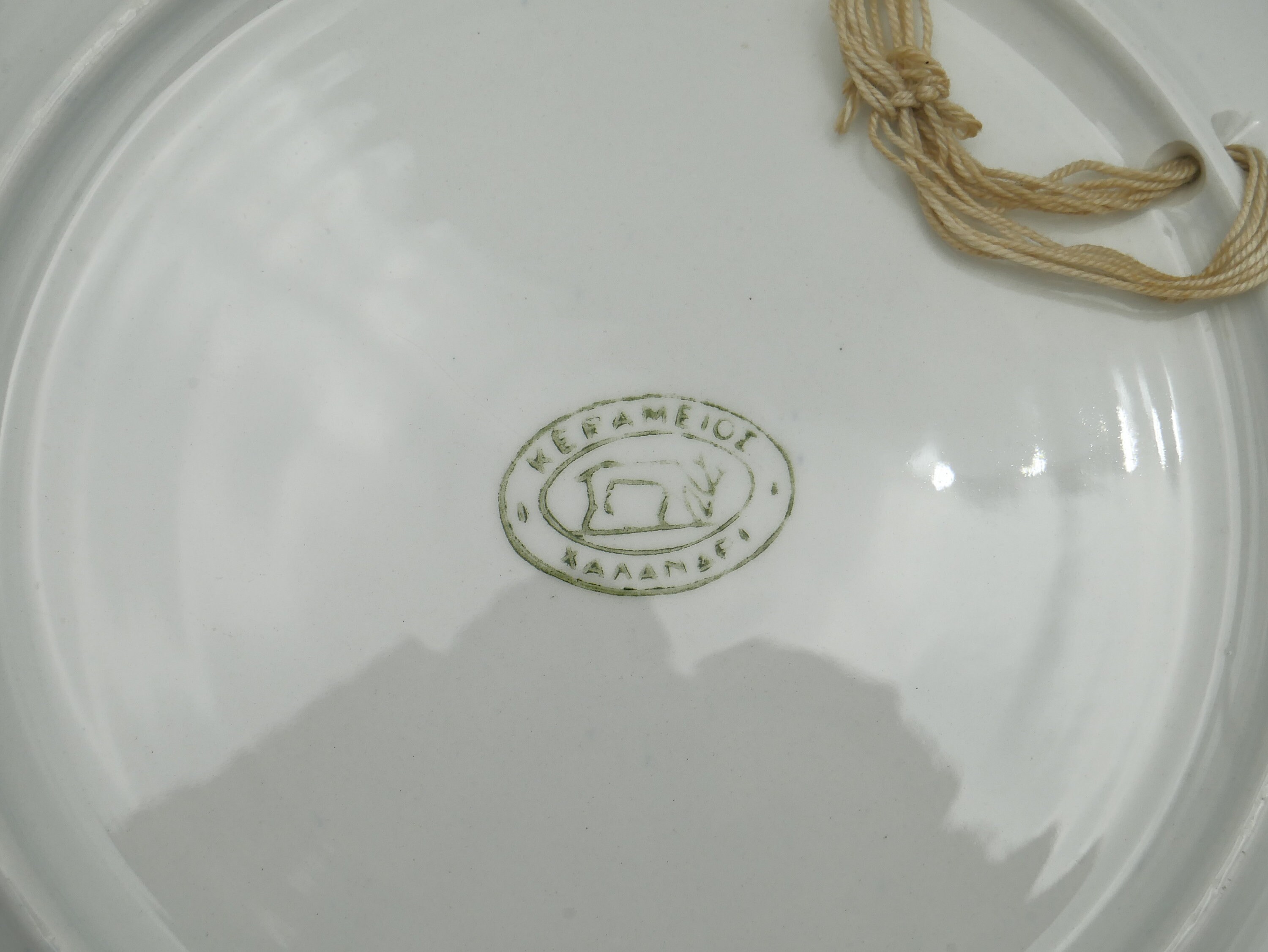 Vintage Parthenon Ceramic Wall Plate Hand Painted - Etsy