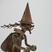 Vintage Steampunk Witch on a Broom Sculpture With Stand Copper and ...
