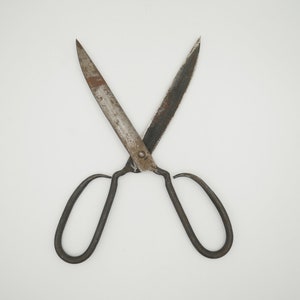 Antique Scissors Handwrought Iron Forged Blacksmith Shears - Etsy