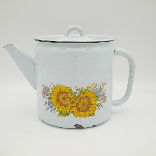 Sunflower Teapot - Etsy