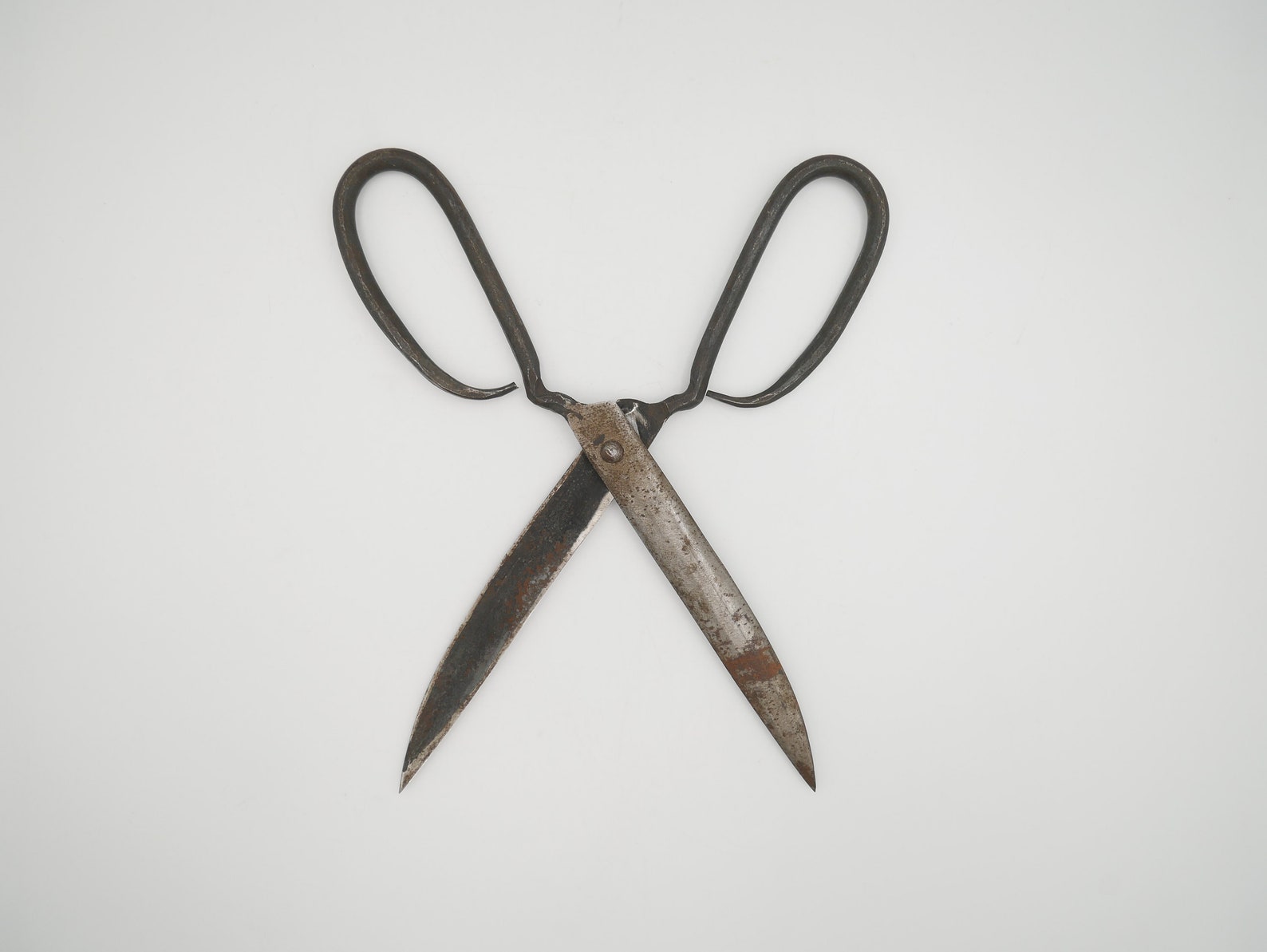 Antique Scissors Handwrought Iron Forged Blacksmith Shears - Etsy