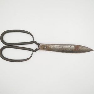 Antique Scissors Handwrought Iron Forged Blacksmith Shears - Etsy