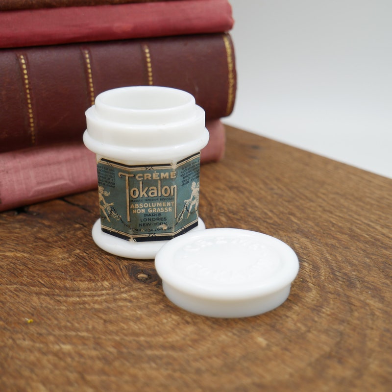 Cold Cream Jar Antique - Etsy UK