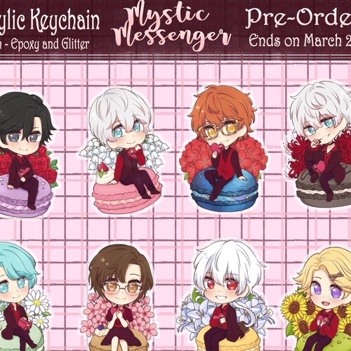 RFA Mystic Messenger Sticker Pack Mystic Messenger Stickers | Etsy